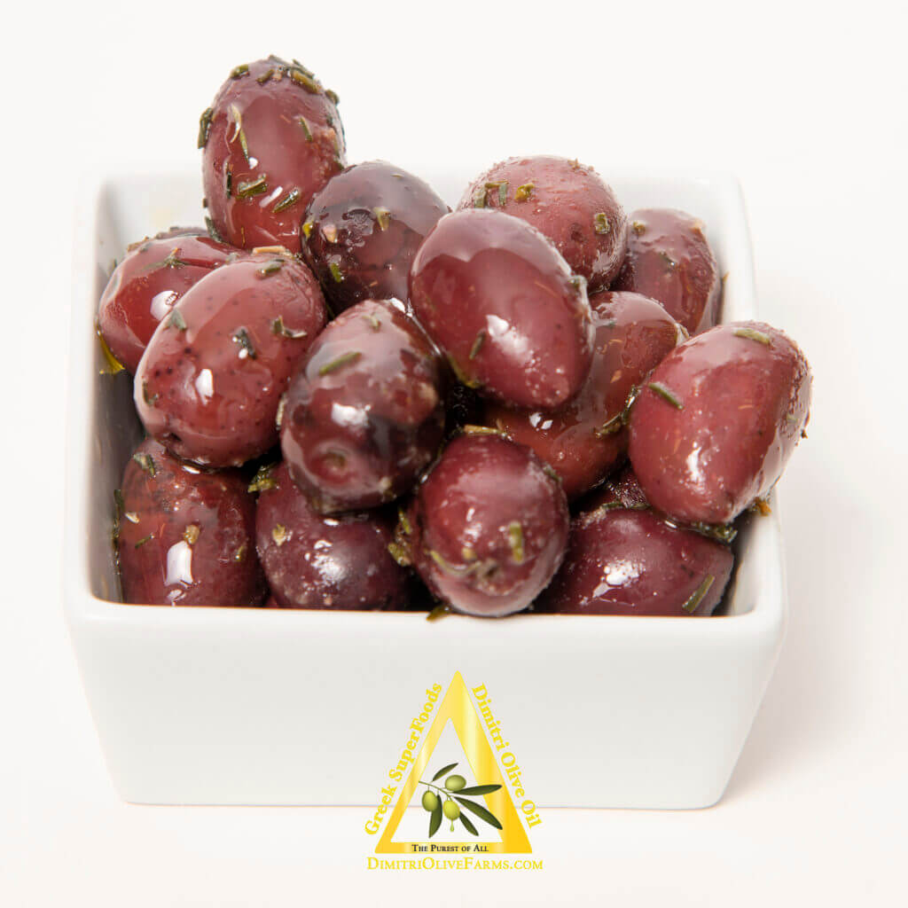 Whole Kalamata Olives, DEVOO, & Greek Herbs Mix (16oz container ...